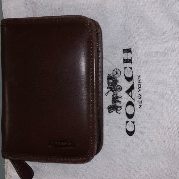 Coach | Bags | Vintage Coach Zip Around Travel Organizer Wallet Case ...